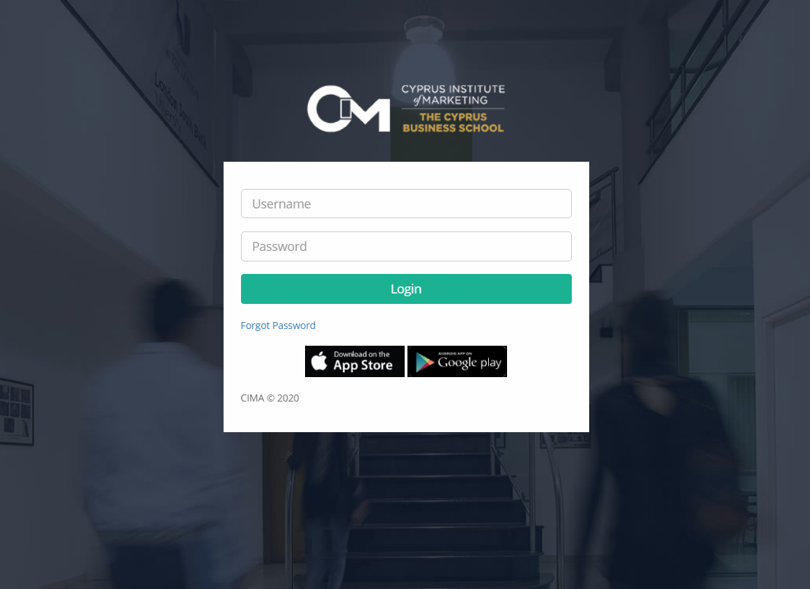 Forgot Password - CIM-Cyprus Business School